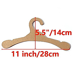 Goaup Baby Cardboard Hangers, Eco Friendly Recycled Paper Clothes Hanger for Kids Childrens (20 Pack)