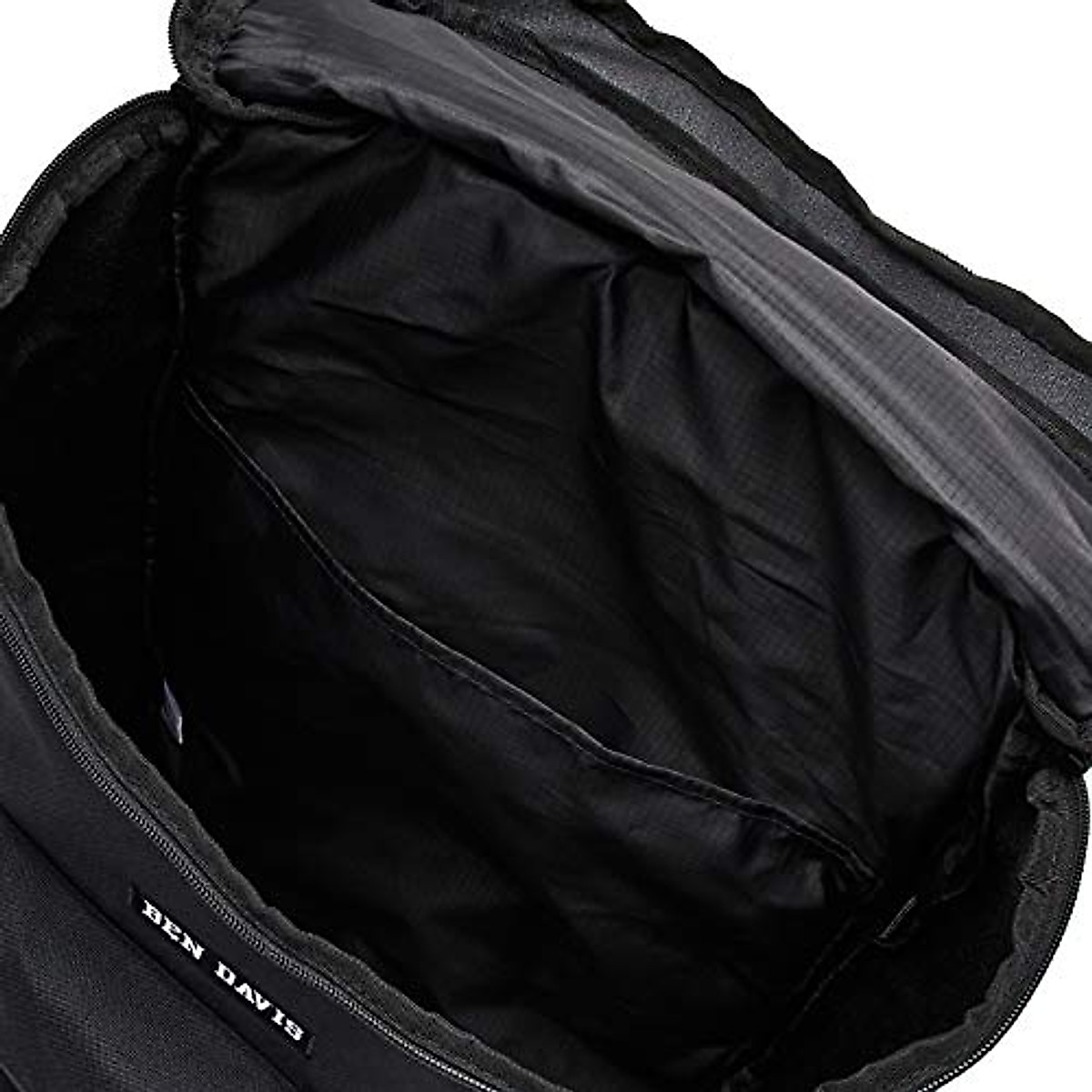 BEN DAVIS(ベンディビス) Men's Backpack, Black (Black 19-3911tcx)