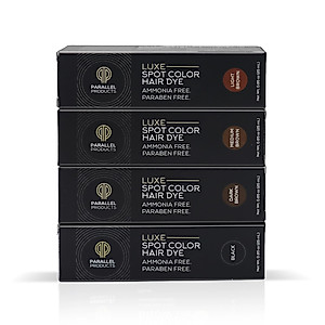 Parallel Products - Luxe Color (Dark Brown) - Cream Hair Dye - 25mL - Tint for Professional Spot Coloring - Covers Grey Hair - Root Touch-Up