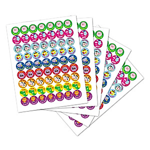 Sweetzer &amp; Orange Reward Stickers for Teachers. 1008 Stickers for Kids in 9 Designs. 1 Inch School Stickers on Sheets. Teacher Supplies for Classroom, Potty Training Stickers, Motivational Stickers