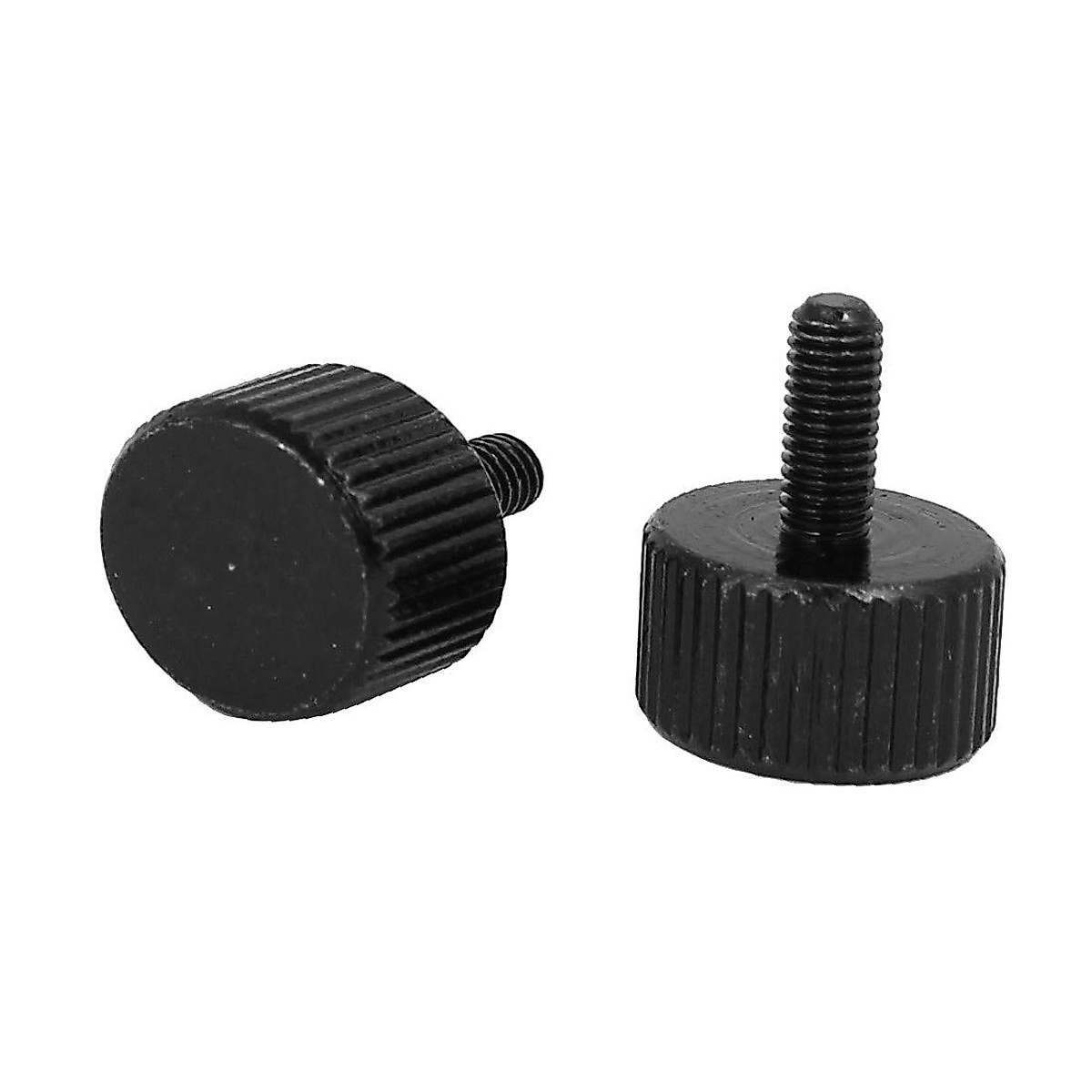 New Lon0167 M3x8mm Computer Featured PC Case Metal reliable efficacy Knurled Head Thumb Screws Black 10pcs(id:aac 47 6d 9a0)