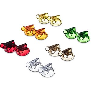Carlisle FoodService Products Stor N' Pour Bottle Spouts Pour Spouts for Bar, Kitchen, And Restaurants, Plastic, 1.5 X 1.5 X 1.25 Inches, Assorted Colors, (Pack of 12)