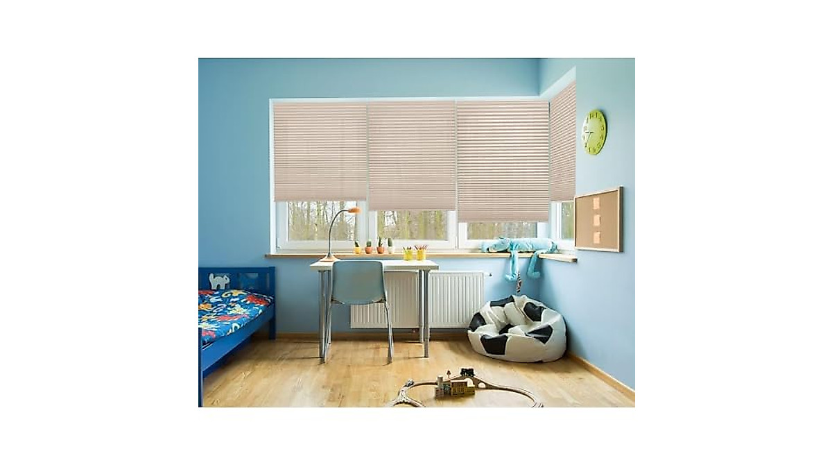 Redi Shade Cordless Pleated Shade - Easy Trim & Install