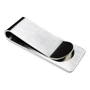 Tapp Collections Silver Stainless Steel Slim Money Clip #3 - Silver