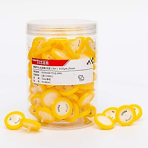 Adamas-Beta Syringe Filters Nylon Membrane 25mm Diameter 0.22μm Pore Size Box of 100