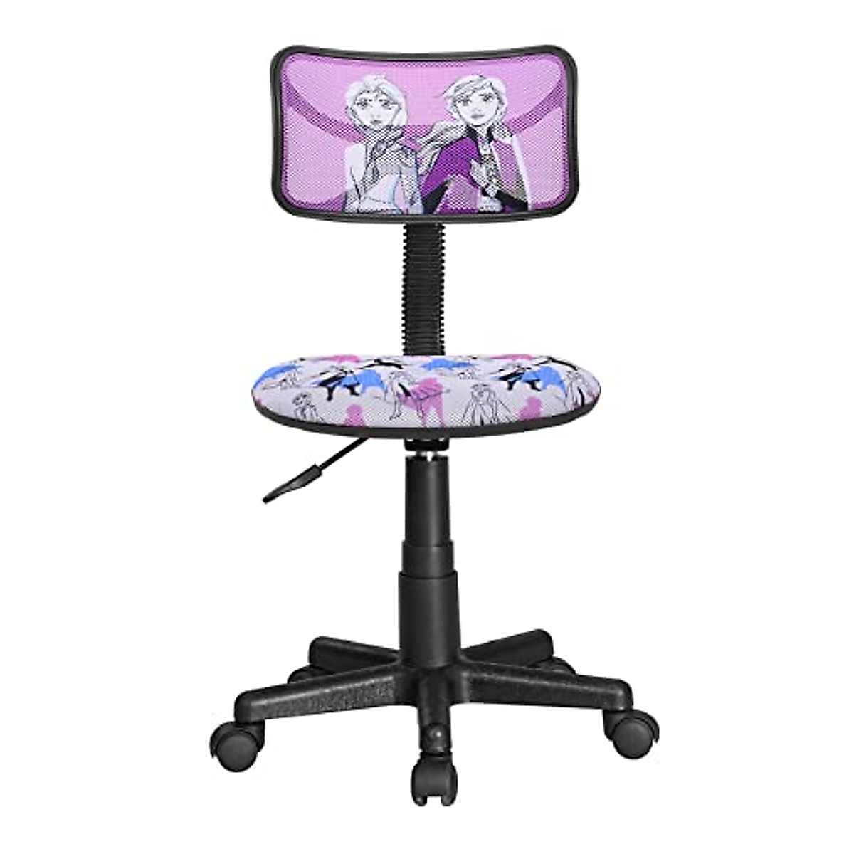 Disney Frozen 2 Adjustable Swivel Mesh Rolling Desk Chair, for Kids, Teens and Adults