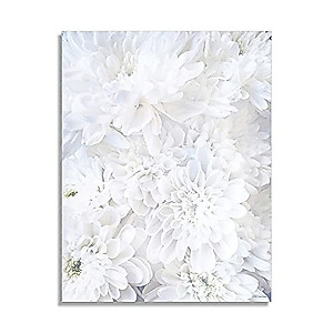 White Soft Petals Stationery Paper - 80 Sheets