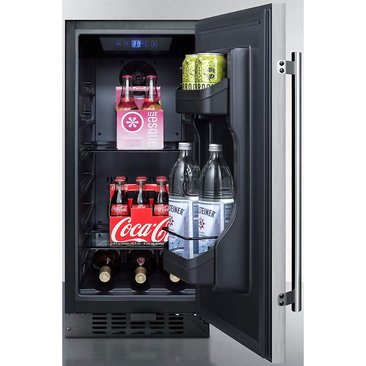 Summit FF1532BSS Refrigerator, Stainless Steel