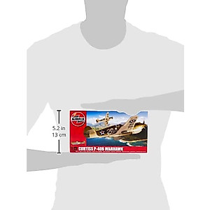 Airfix Curtiss P-40B Warhawk 1:72 WWII Military Aviation Plastic Model Kit A01003B