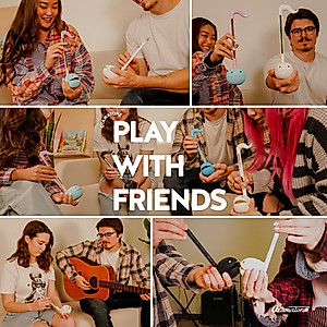 Otamatone Japanese Electronic Musical Instrument Portable Music Synthesizer from Japan by Maywa Denki Studio Award Winning, Educational Fun Gift for Children, Teens & Adults - Chocolate