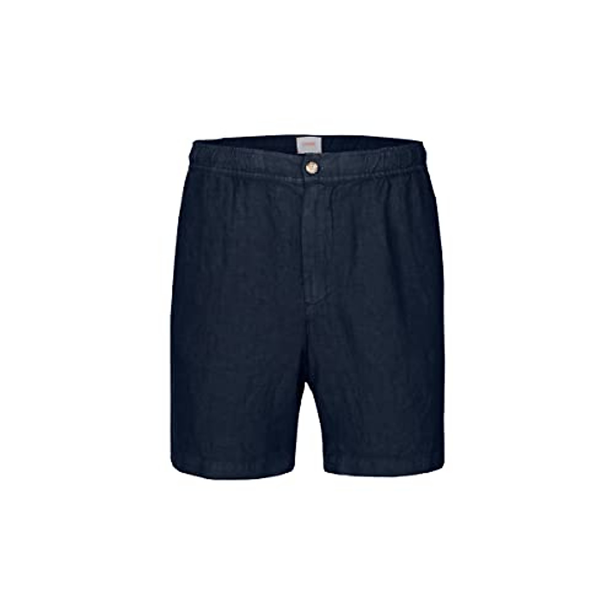 SWIMS Amalfi Linen Shorts for Men, Mens Beach Cabana Island Resort Wear Shorts with Pockets, Relaxed Fit with Elastic Waistband & 7 inch Inseam, Men's Casual Summer Attire (Navy, XL)