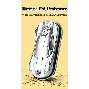 XZR Supercar Pen Case Box Bag Stocking Stuffers Large Capacity Organizer Cool Supercar Pencil Bag Storage Box EVA Material Nice Gift (Black)