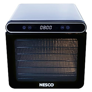 NESCO FD-7SSD Digital Food Dehydrator for Beef Jerky, Dried Fruit and Dog Treats, 7 Stainless Steel Trays, Silver