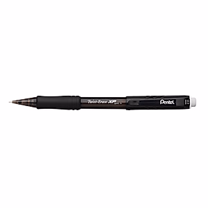 Pentel Twist Erase EXPRESS Automatic Pencil, 0.5mm Lead Size, Black Barrel, Box of 12 (QE415A)