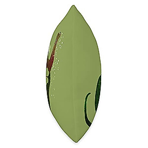 Animals Watercolor Artwork Shamrock Leaf Clover Luck Cat Watercolor St Patricks Day Throw Pillow, 16x16, Multicolor