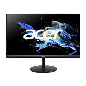 acer CBA242Y Abmiprx 23.8" Full HD (1920 x 1080) Zero Frame Home Office Monitor | AMD Radeon Free Sync | 1ms VRB | 75Hz Refresh | Height Adjustable Stand with Tilt & Pivot (Display, HDMI & VGA Ports)