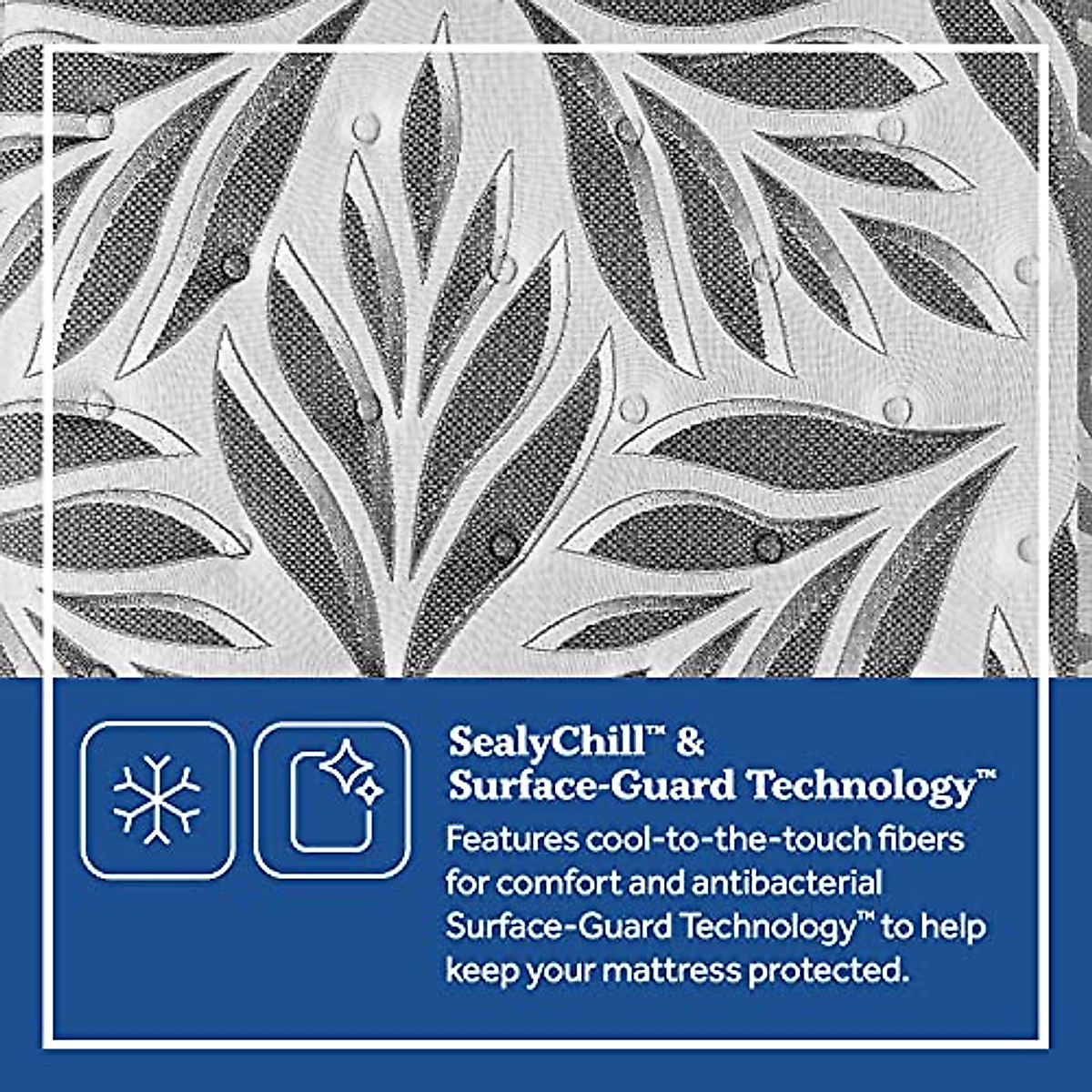 Sealy Posturepedic Plus, Tight Top 15 Plush Ultra Soft Mattress with Surface-Guard and 5-Inch Foundation, Full, Grey