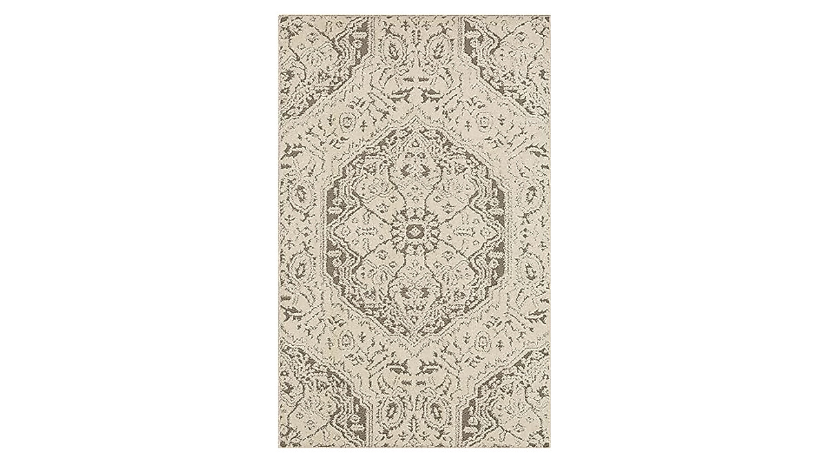 Mohawk Home Francesca Light Gray Area Rug - Stylish & Durable 5x8