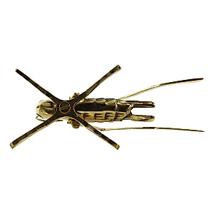 Solid Brass Lucky Cricket Rustic Fireplace Hearth Mantle Decor