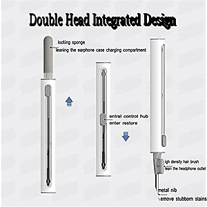 Bluetooth Earbuds Cleaning Pen in-Ear Headphones Cleaning Airpods Pro 1 2 3 Android Multifunction Tool for Kit Soft Dust Removal Brush Earwax Bluetooth Headset Box Camera and Phone