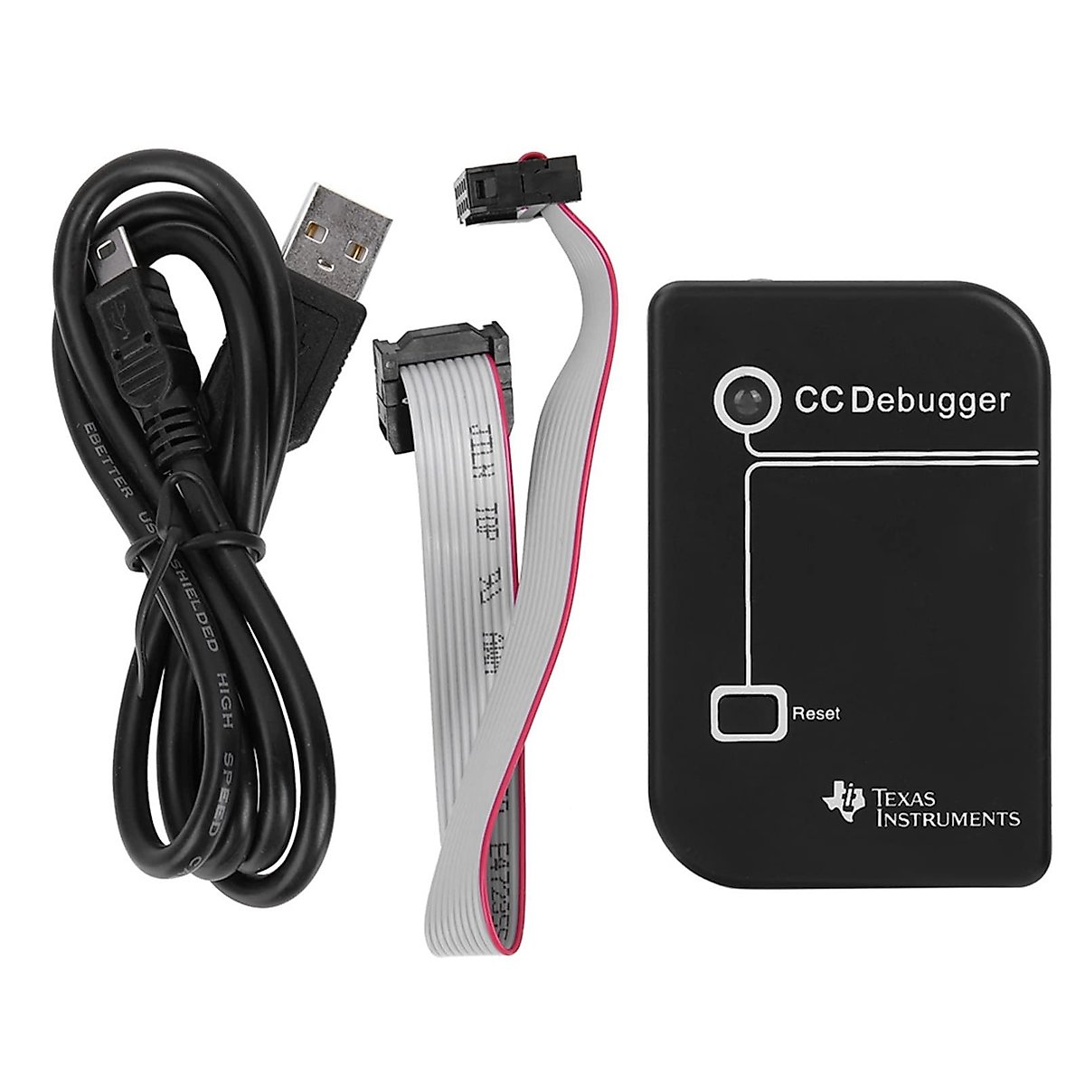YWBL-WH CC Debugger USB Cable Debugger Simulation Programmed Chips 10 Pin Wiring System on Chips