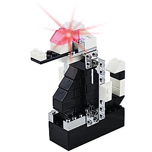 E-Blox Stories Blox Builder - The Island LED Light-Up Building Blocks Stories Toy Set for Kids Ages 8+