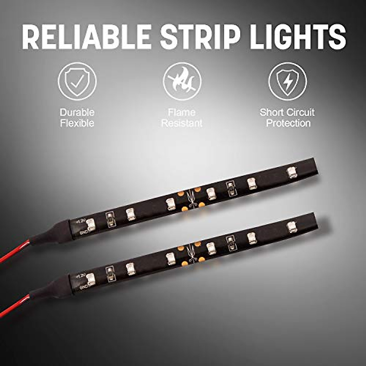 Pilot Automotive CZ-176W White 4" LED Flex Light - 2 Piece