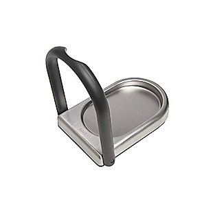 Umbra Laydle Spoon and Utensil Rest, Black/Nickel -