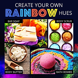 Craft Resin Mica Powder 26 Solid Colors, 4 Neon Glow for Epoxy Resin - 100% Natural, Cosmetic-Grade Resin Color Pigment Powder for Epoxy Resin DIY Crafts, Cosmetics, Soap - Cruelty-Free & Non-Toxic