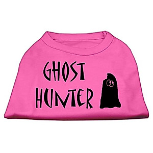 Mirage Pet Products Ghost Hunter Screen Print Shirt Red with Black Lettering XXL (18)