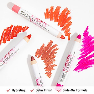 Physicians Formula Rosé Kiss All Day Glossy Lipstick Lip Color Makeup, Red Xoxo | Dermatologist Tested, Clinicially Tested