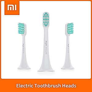 Original XIAOMI MIJIA Sonic Electric Toothbrush Heads 3PCS Smart Toothbrush DuPont brush head Mini Mi Clean Sonic Oral Hygiene compatible for T300 and T500
