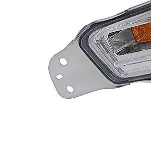 Carpartsinnovate For Ford 05-09 Mustang Turn Signal Front Bumper Lights Lamps Chrome Clear Pair