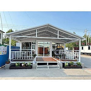 Modular Flat Pack Container Home 20ft 40ft Retro Style Modern Design Colors Can Be Selected Apartment Garden Villa