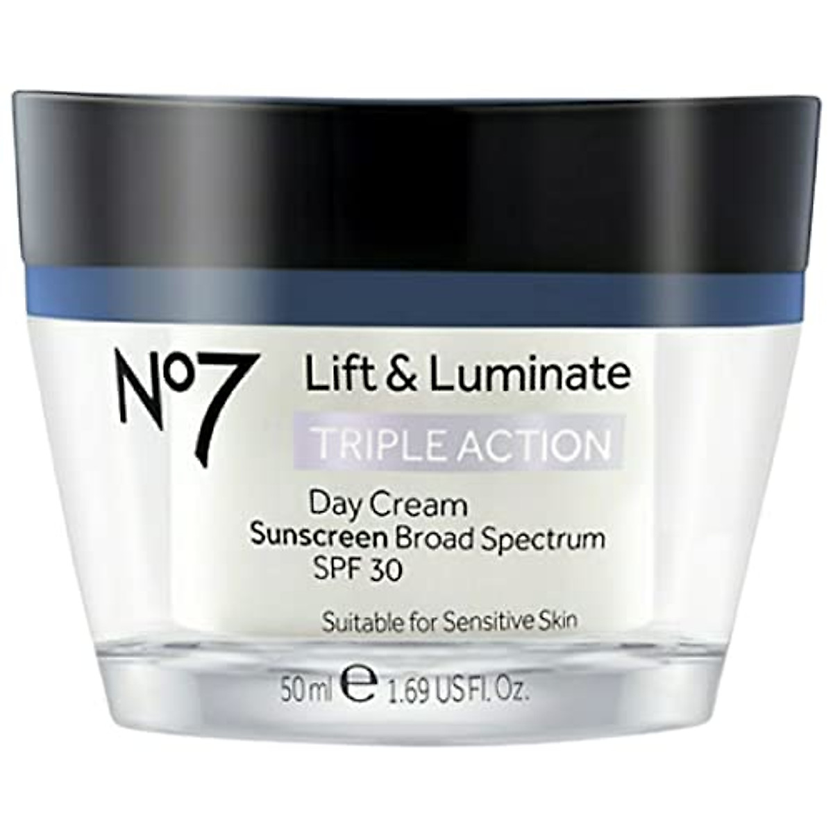 No7 Lift and Luminate Triple Action Face Cream - Day and Night Bundle - 1.69 fl oz Each - Hypoallergenic Day and Night Cream by No 7 - SPF 30 in Day Cream