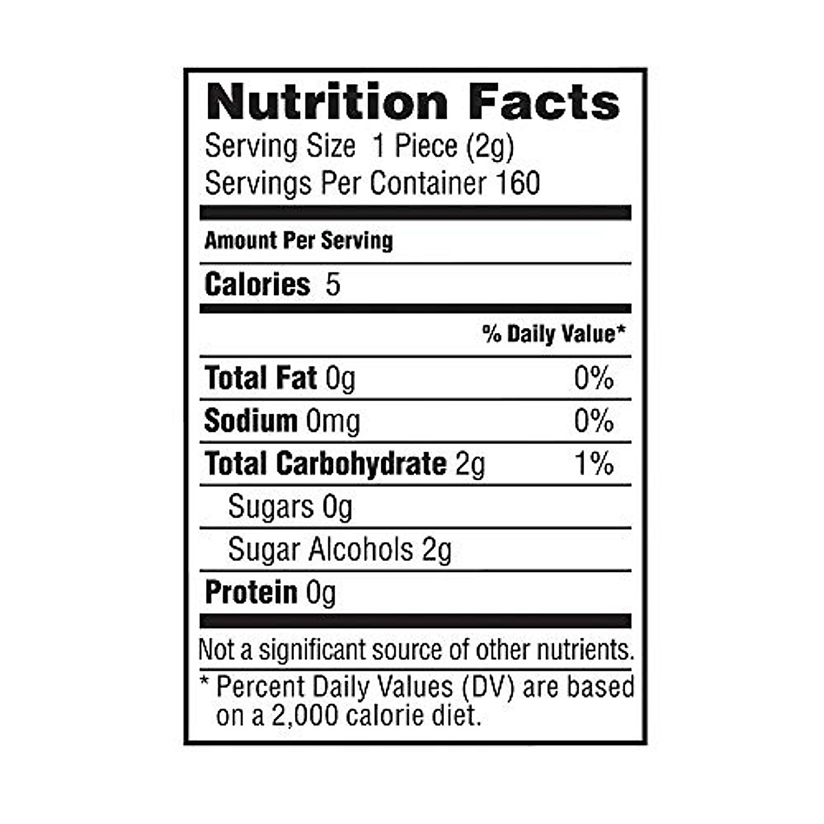 ORBIT WHITE Spearmint Sugarfree Gum, 40 Piece Bottle