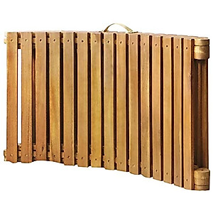 Outdoor Wooden Chaise Lounge Chair, Patio Chaise Lounger, Acacia Wood Reclining Lounge Chair for Poolside Lawn Backyard