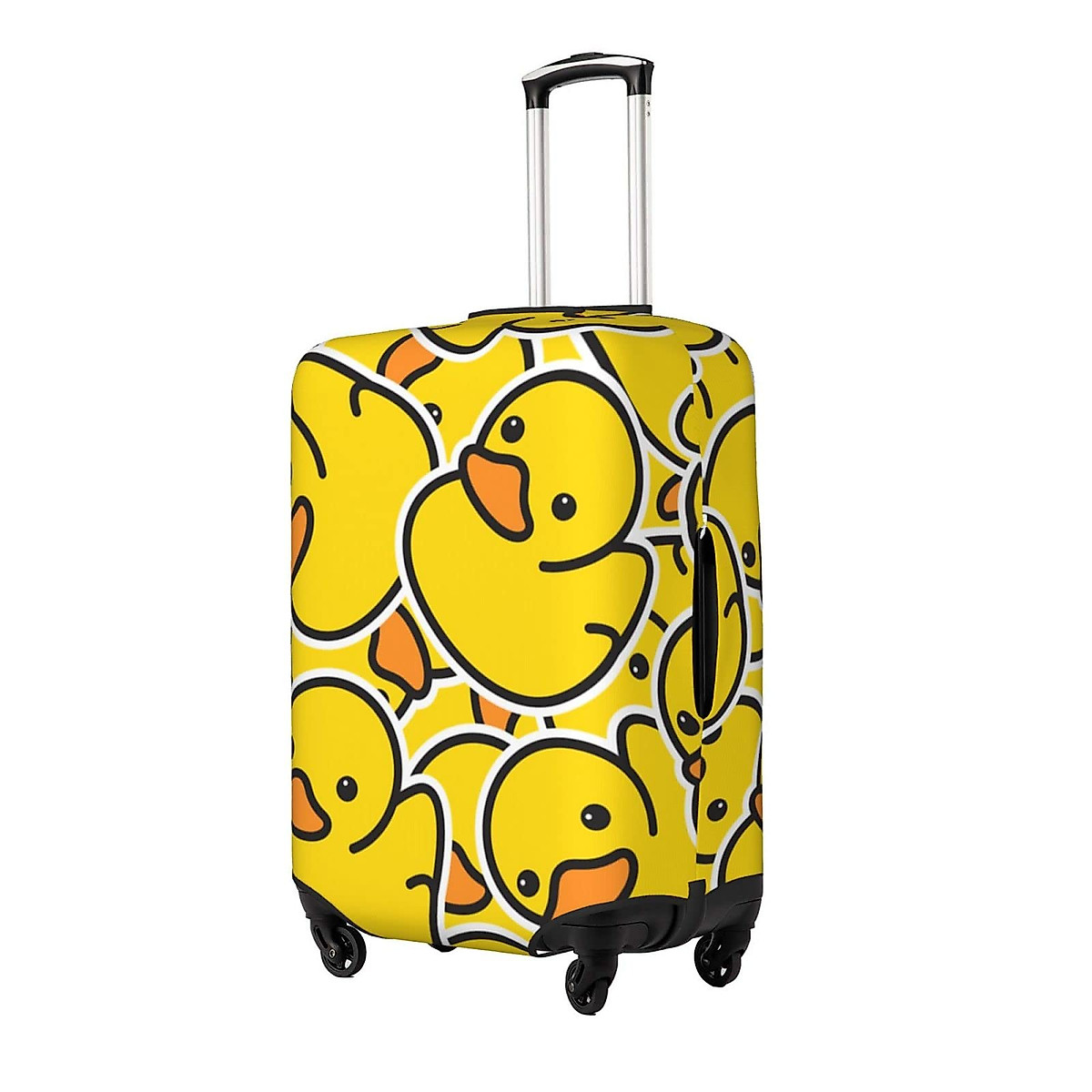 Fsugnioe Rubber Duck Elastic Travel Luggage Cover Travel Suitcase Protective Cover For Trunk Case Apply To 19''-32'' Suitcase Coversmall