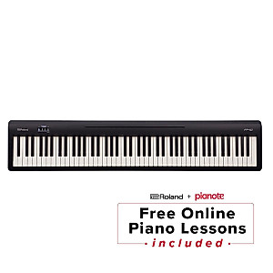 Roland FP-10 88-Key Digital Piano, Bundle with Keyboard Stand, Keyboard & Piano Bench, Sustain Pedal, Closed-Back Studio Monitor Headphones