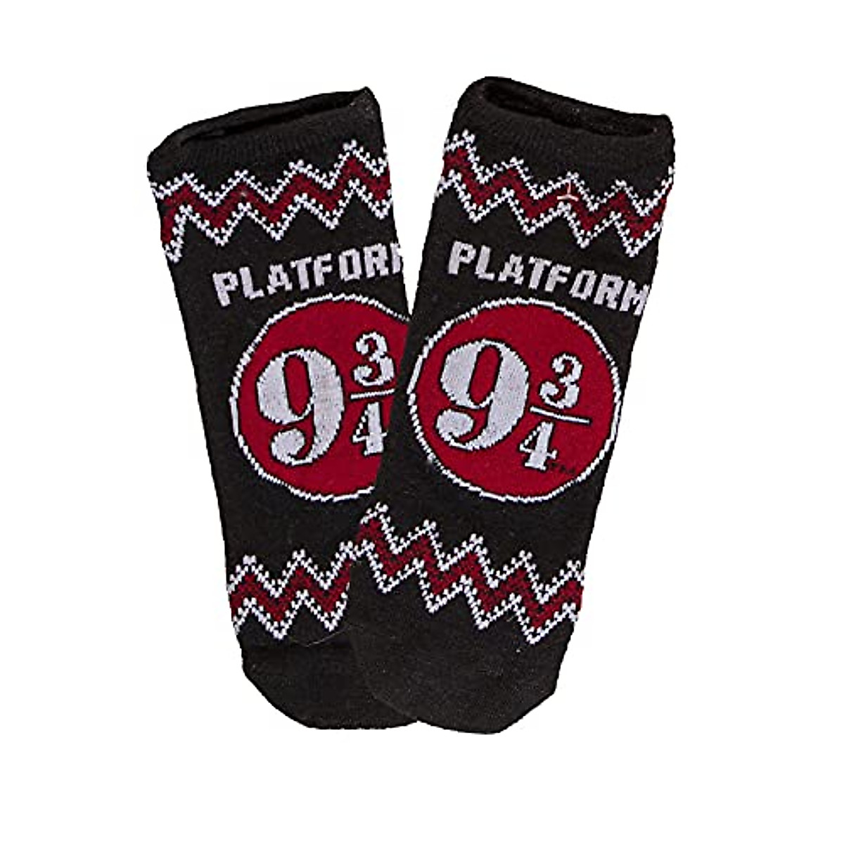 Harry Potter Platform 9 ¾ Sorting Hat Hedwig Holiday Theme Unisex 5-Pack Low Cut Ankle Socks