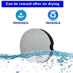 Qtrollc Filter Replacement for Bissell Powerforce Compact Lightweight Upright 1520 2112 2690 3437 3508 Vacuum Cleaner, Compare to Part #1604896/160-4896 (6 Pack)