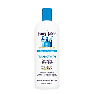 Fairy Tales Tangle Tamer Super Charge Detangling Shampoo for Kids - Paraben Free, Sulfate Free, Gluten Free, Nut Free - 32 oz