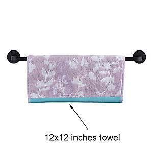 16 Inches Magnetic Towel Bar for Refrigerator, Magnetic Towel Holder Towel Hook Hanger for Fridge, Kitchen Stove, Oven, Dishwasher, Sink Laundry Washing Machine Black