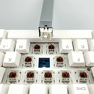 Gateron G Brown Pro Switches Pre-lubed 3pin RGB SMD Tactile for Gaming Mechanical Keyboard(108 Pcs, Brown)