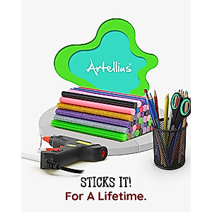 200 Pack Color Hot Glue Sticks. Variety Colored Glue Gun Sticks. Hot Melt Adhesive Mini Glue Sticks for DIY Art Craft Repair Bonding Bulk Gold Black Yellow Pink Red Purple