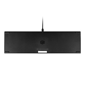 Cooler Master USB Type-C (Keyboard Side), USB 2.0 Type A (Computer Side) Sk-650-Gklr1-US SK650 Mechanical Keyboard with Cherry MX Low Profile Switches In Brushed Aluminum Design,BlacK Layout,Full