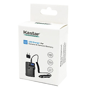 Kastar 4-Pack Li-10B Battery and LCD AC Charger Compatible with Olympus Camedia C-770 Ultra Zoom, Camedia C-5000 Sport Zoom, Camedia C-5000 Zoom, Camedia C-7000 Zoom, Camedia D-590, Camedia X-1