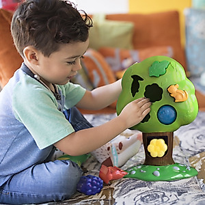 Educational Insights Bright Basics Sorting Tree, Shape Sorter, Matching Activity, Toddler Toys, Ages 2+