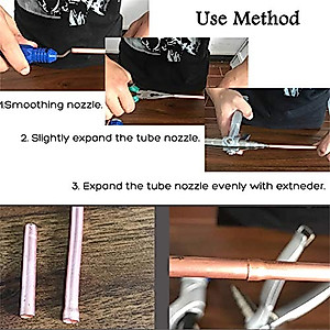 JoyTube Copper Pipe Tube Expander Tool manual Swaging hand tool Refrigeration Tube Expanding Tool kit 1/4” to 7/8”