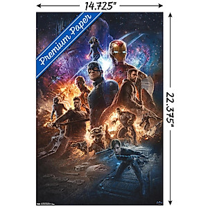 Trends International Marvel Cinematic Universe - Avengers - Endgame - Space Wall Poster, 14.725" x 22.375", Premium Unframed Version